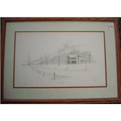 Pencil Signed and Numbered LOUIS JONES Coming Home: