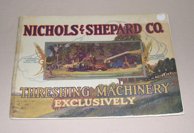Nichols & Shepard Threshing Machinery Catalog---Steam Engines & Threshers