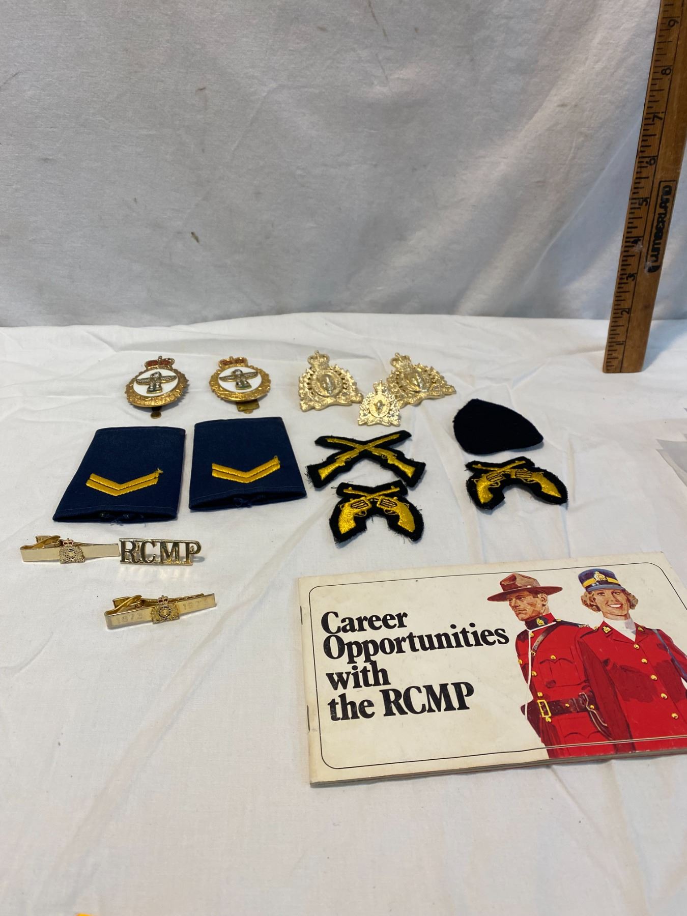 RCMP and Native Police badges and patches