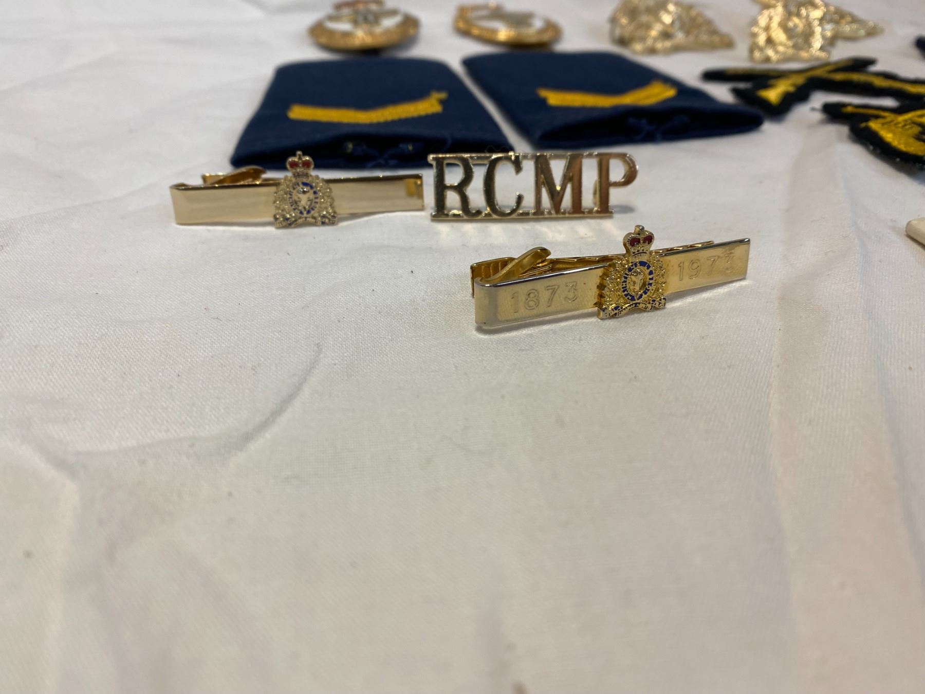 RCMP and Native Police badges and patches