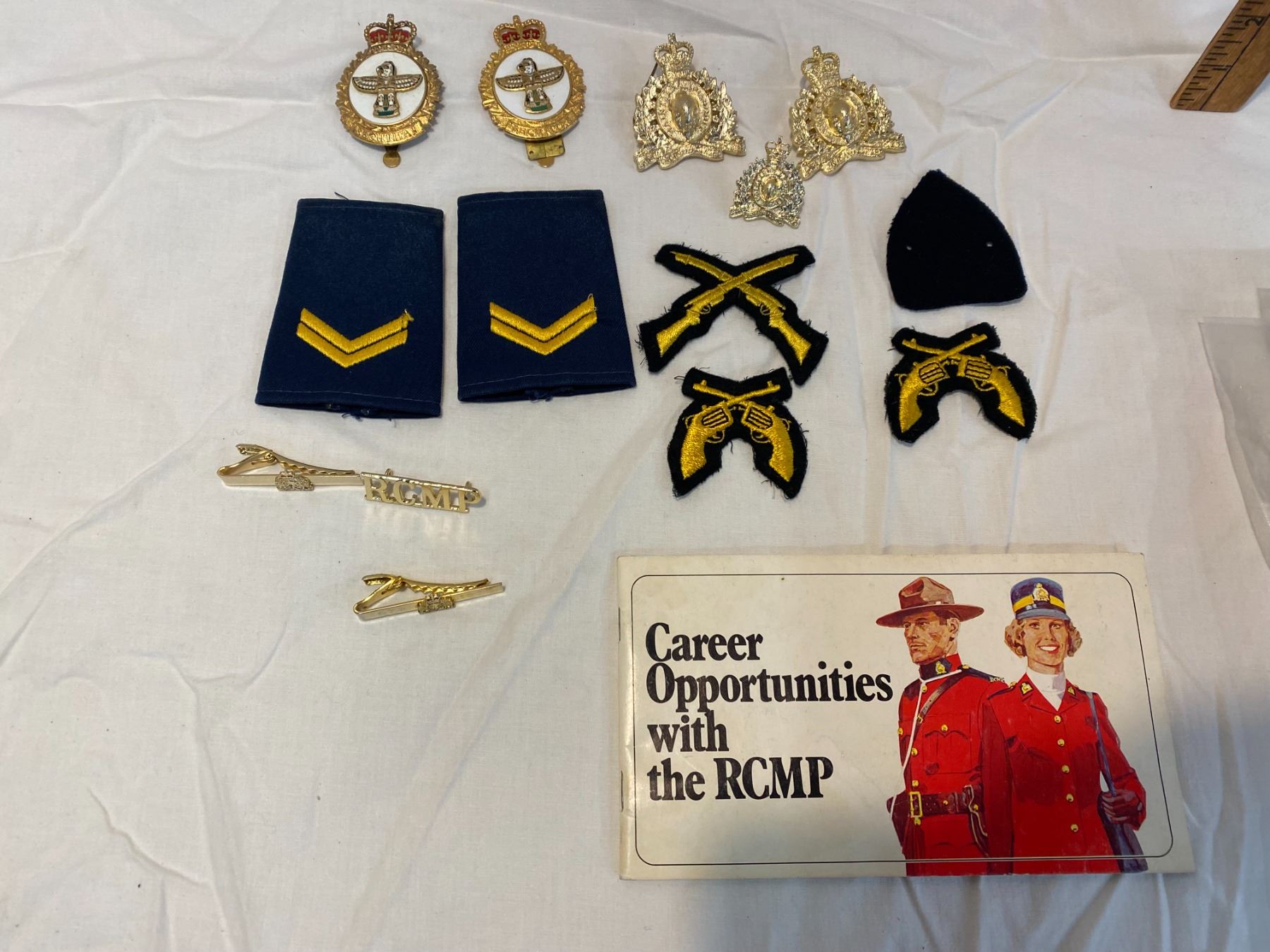 RCMP and Native Police badges and patches