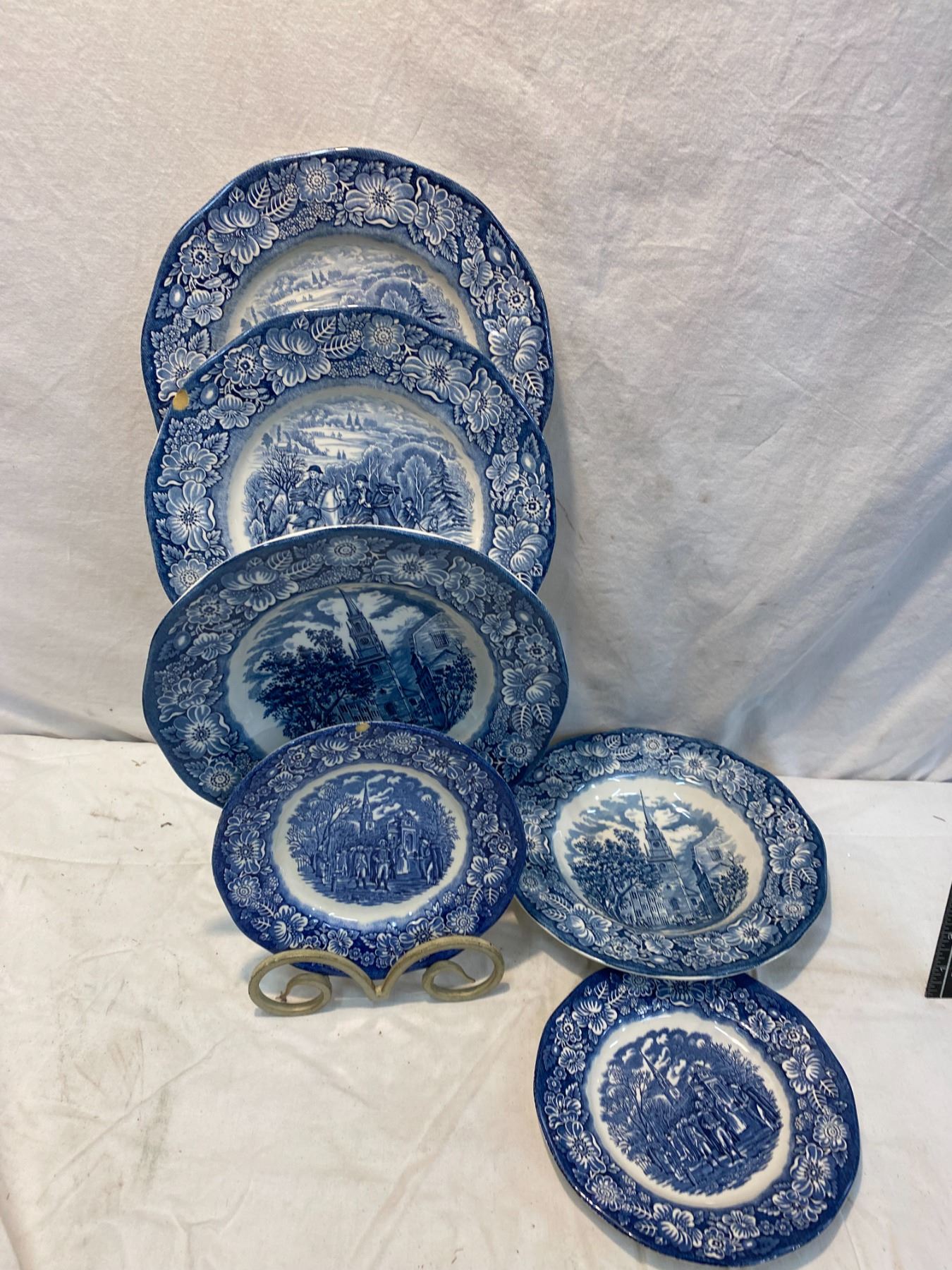 Liberty blue dishes
