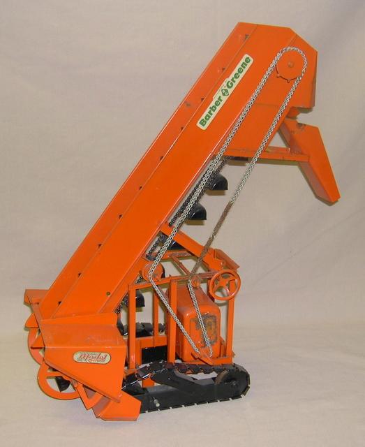Doepke Barber Green Track Loader in RARE Orange Color