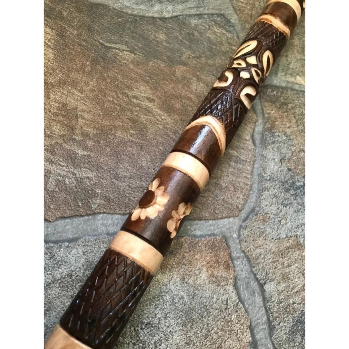 Handcrafted Ukrainian Wild Boar Walking Stick, Cane