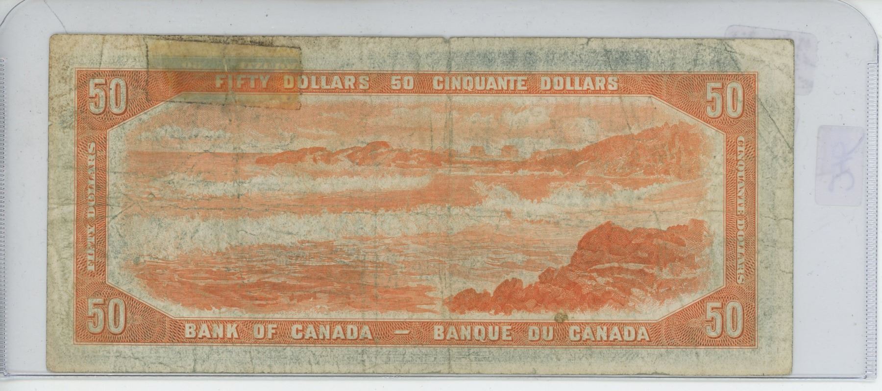 $50 Canadian Bill 1954