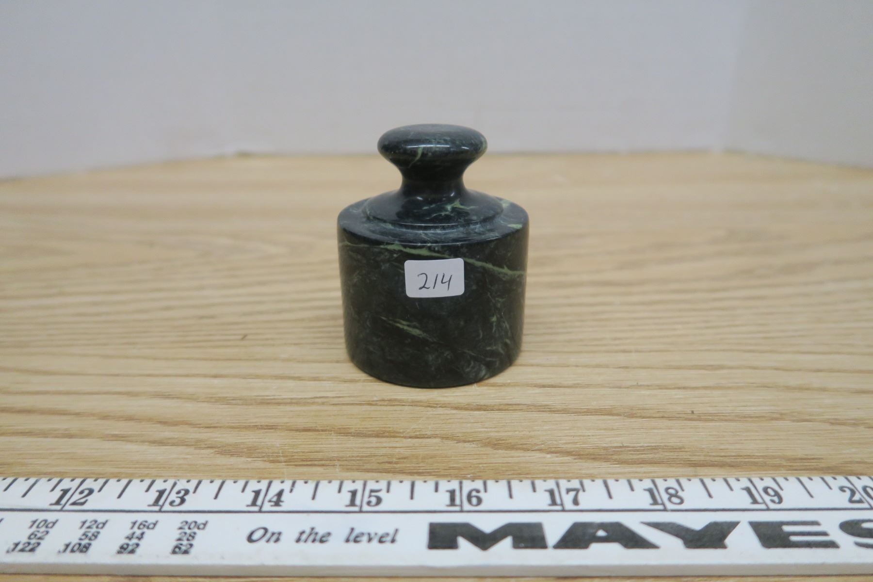 Mide Century Brought from Italy Marble Paper Weight (Solid Marble ...