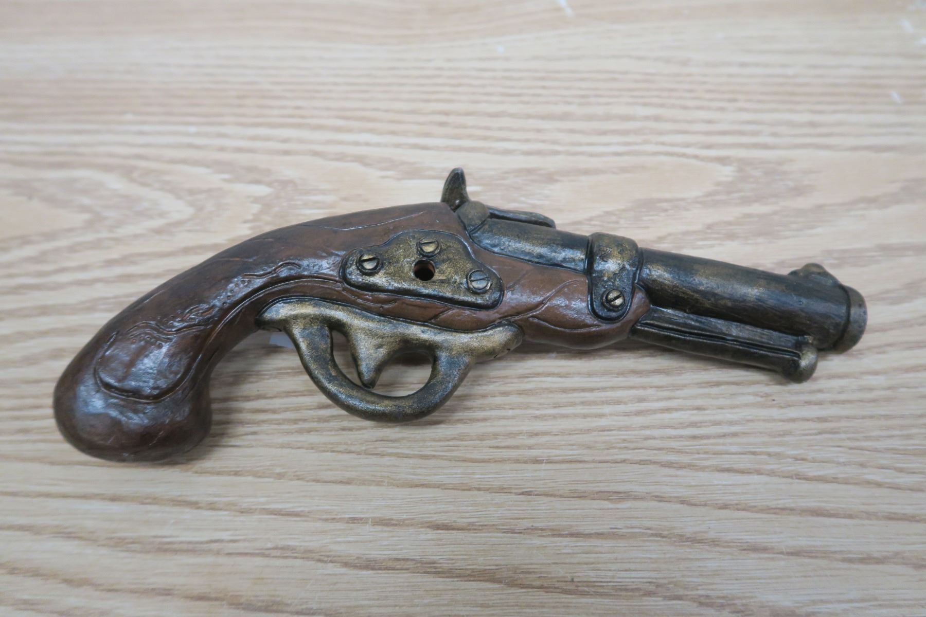 Hand Carved Flintlock Pistol