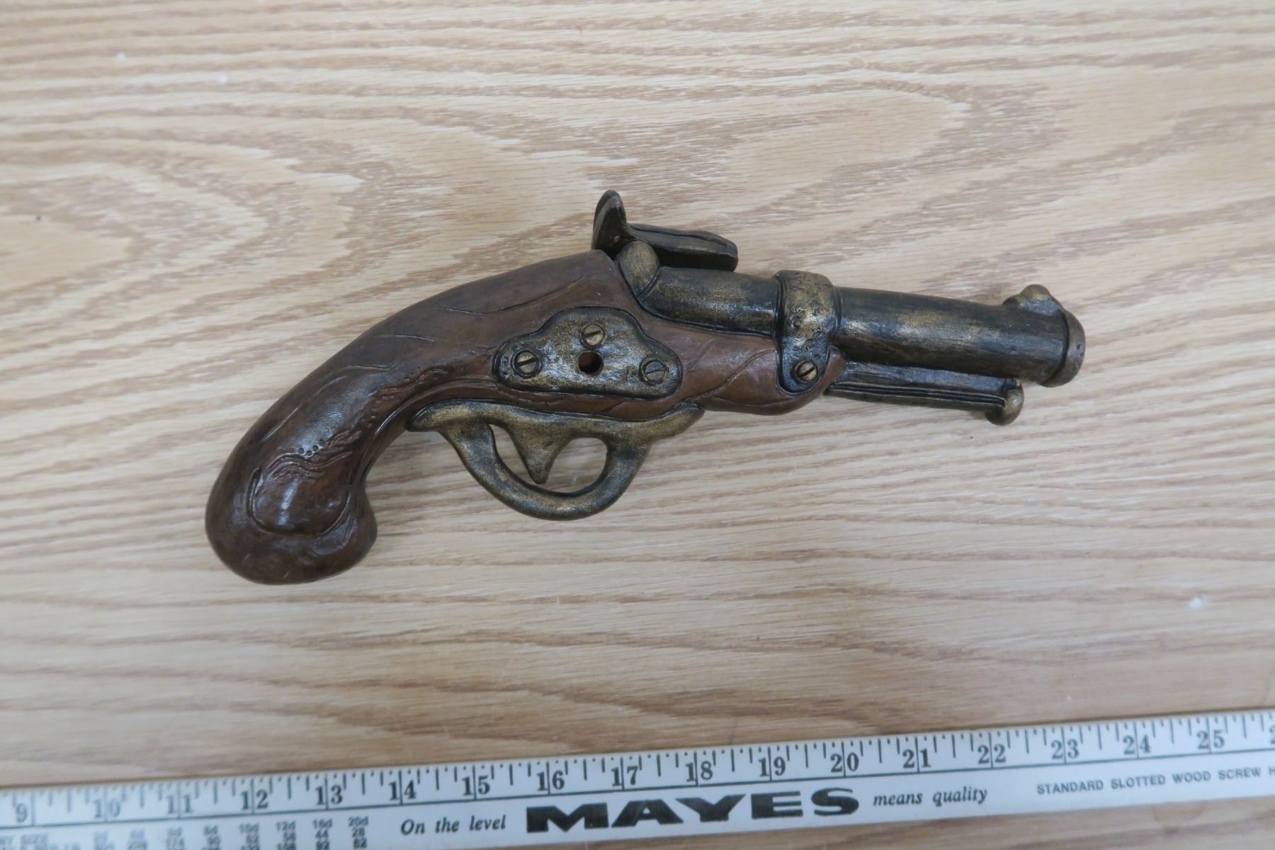 Hand Carved Flintlock Pistol