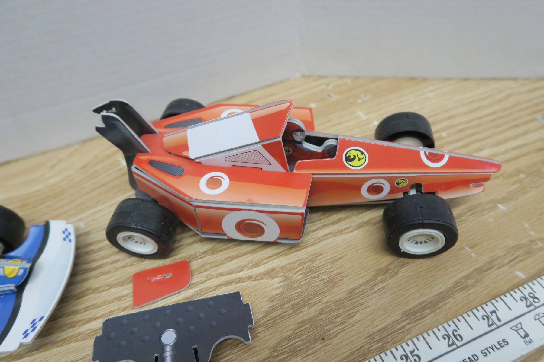 2 vintage Cardboard Formula 1 Cars