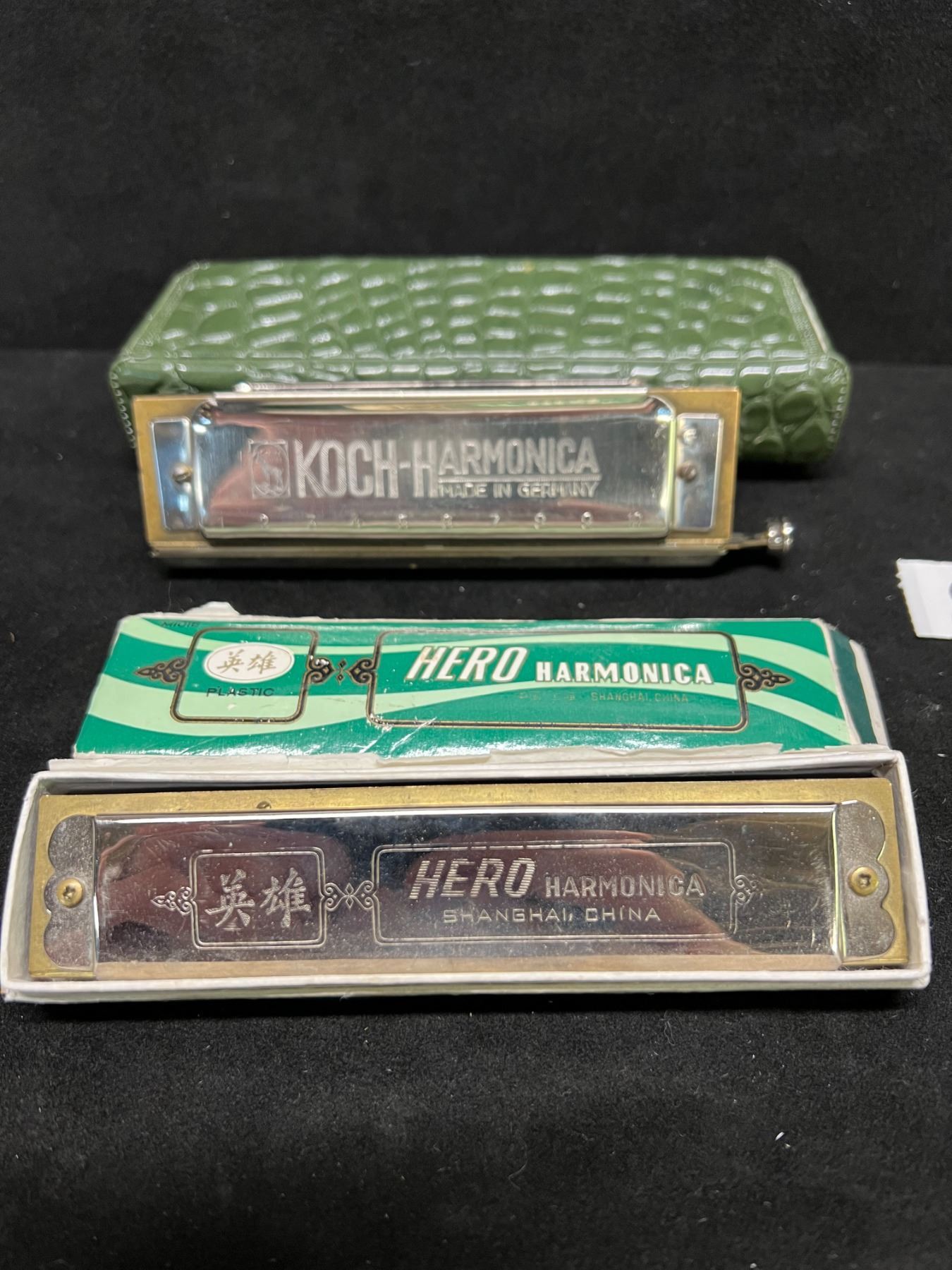 Koch German Chromatic & Hero China Harmonicas