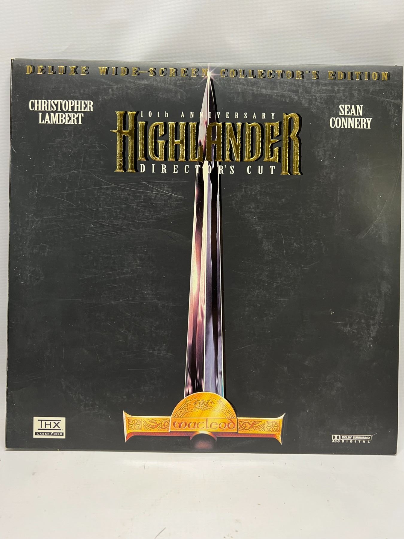 HIGHLANDER Deluxe Widescreen Collector's Edition Laserdisc