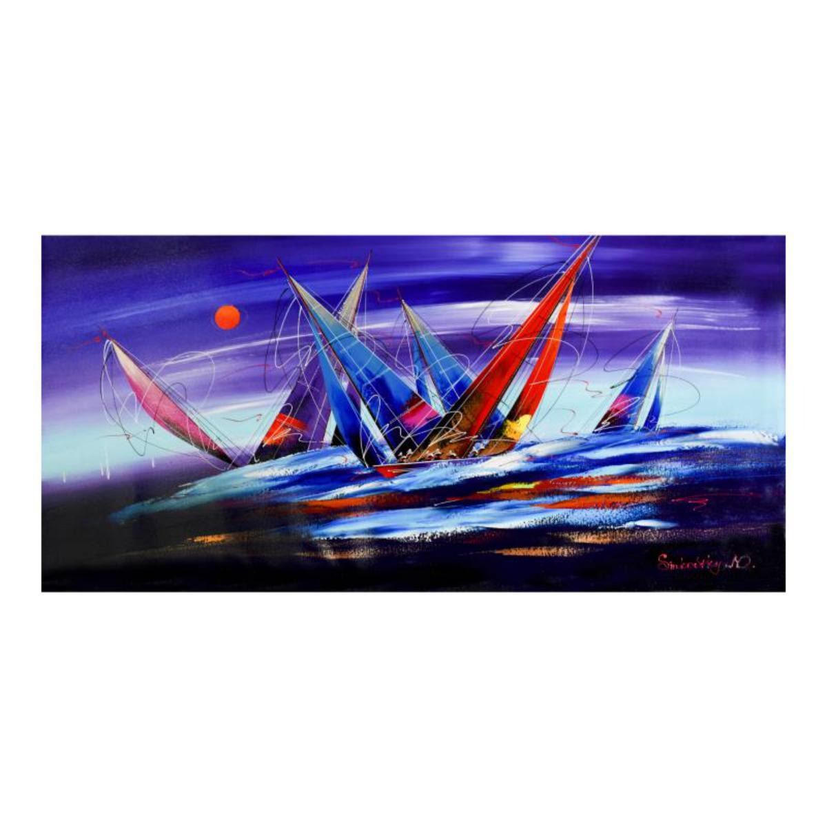 Natalia Sinkovsky, Hand Signed Original Acrylic Painting on Canvas with ...