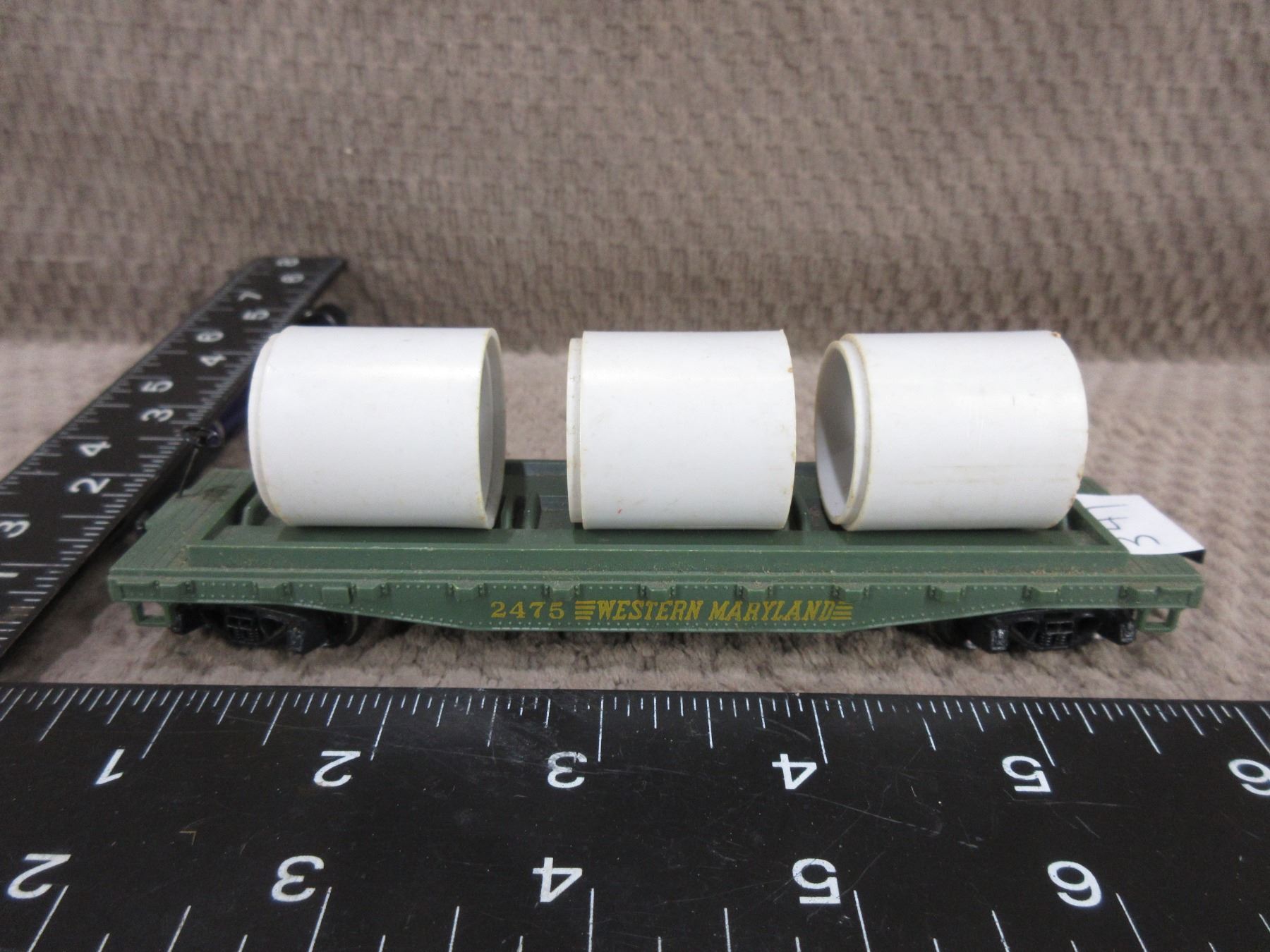 Flat Bed Car 2475 - Western Maryland - HO Scale