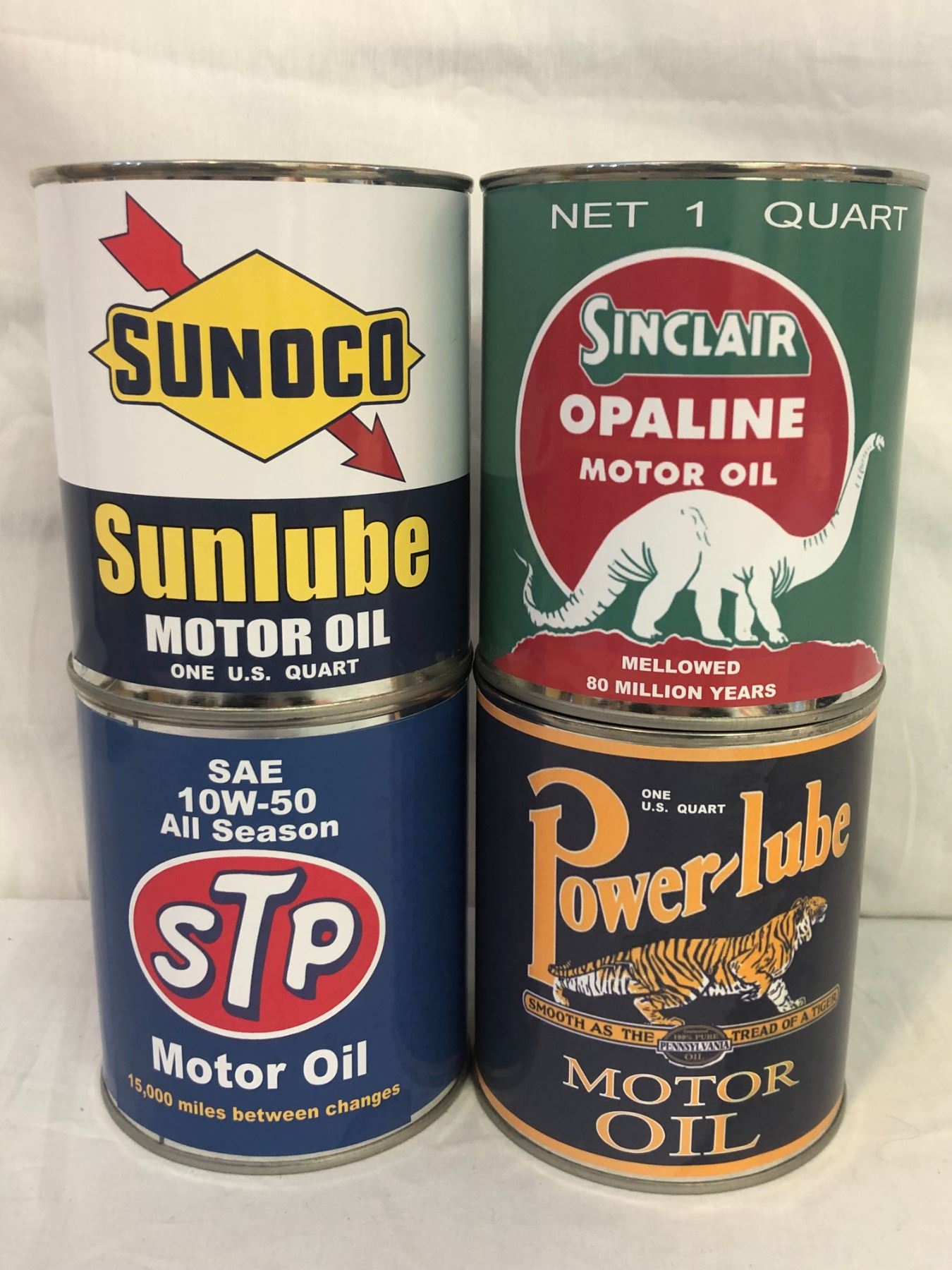 4 Reproduction Oil Cans