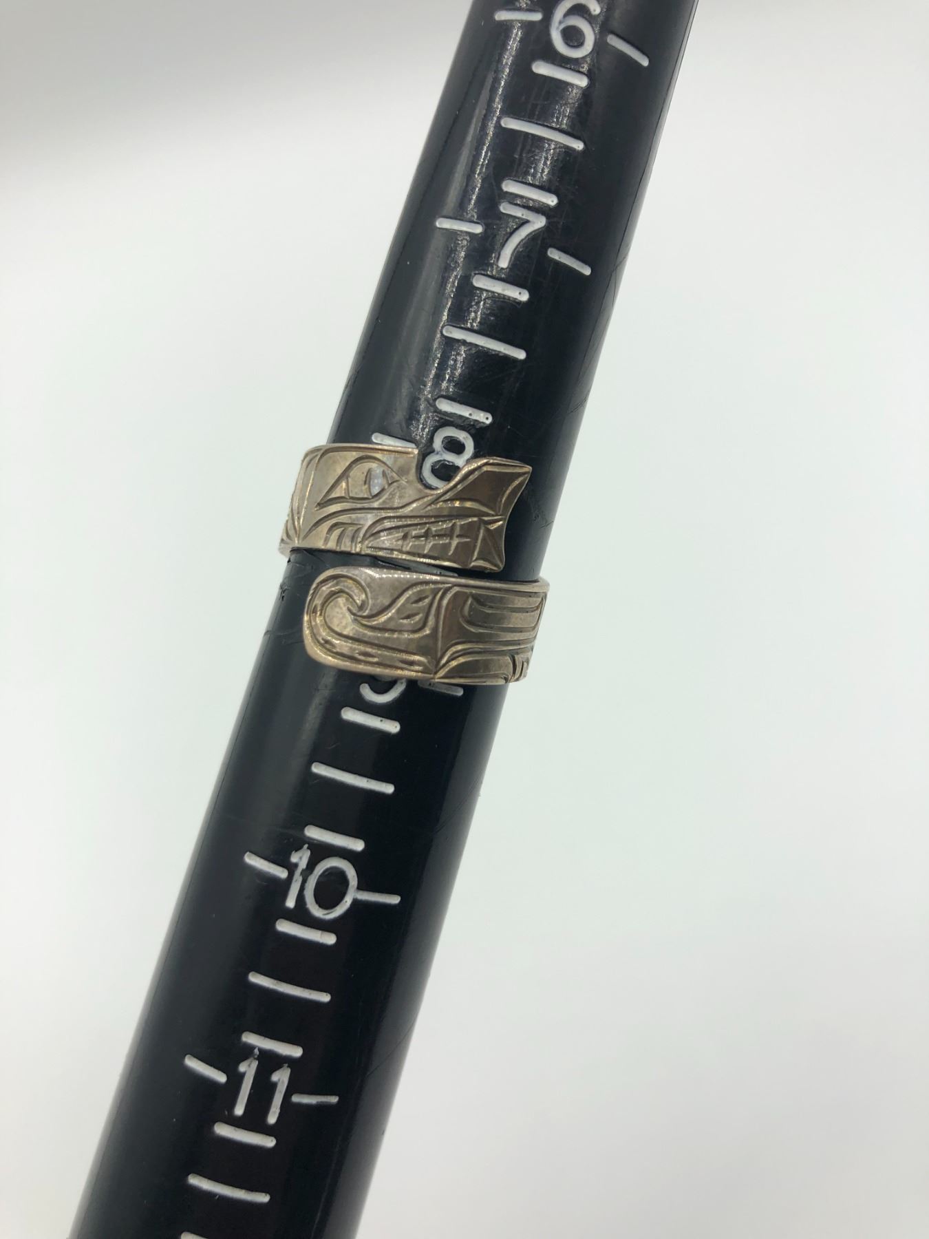 Sterling Silver Aboriginal hand carved Ring