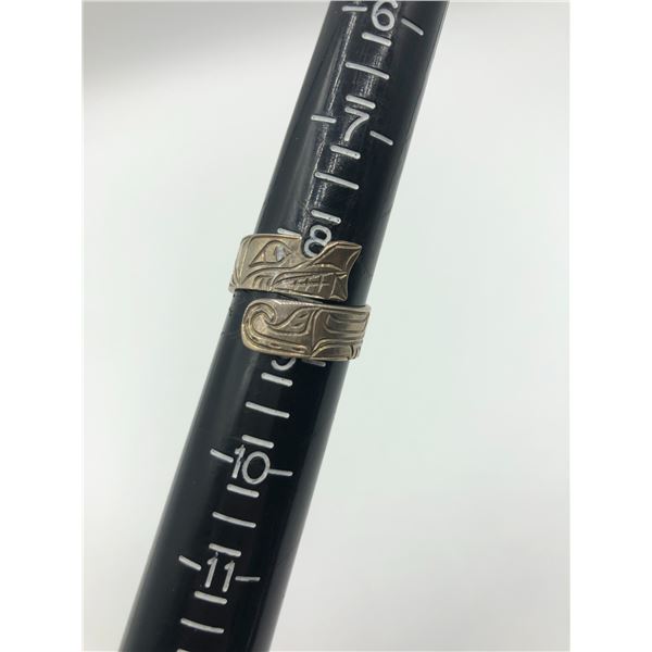 Sterling Silver Aboriginal hand carved Ring