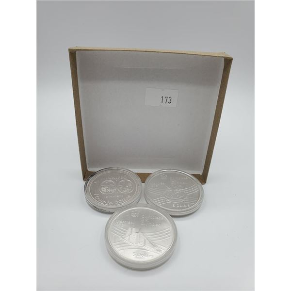 3 Silver Coins