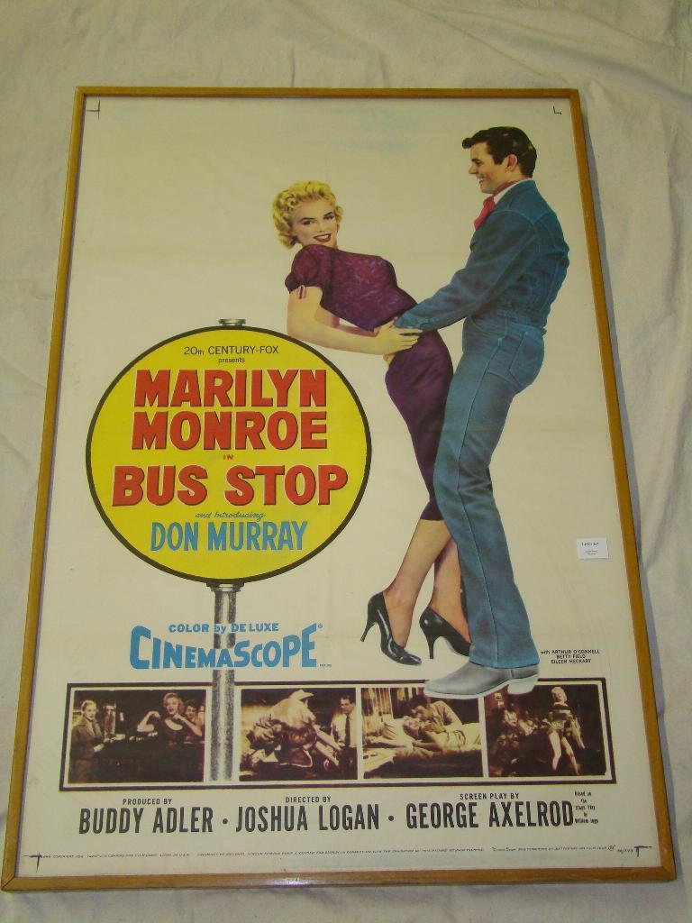 1956 Marilyn Monroe Bus Stop 1Sheet Poster