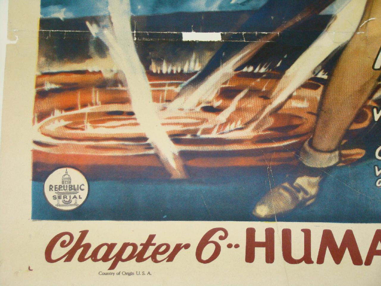 Perils of Nyoka Serial 1 Sheet Poster