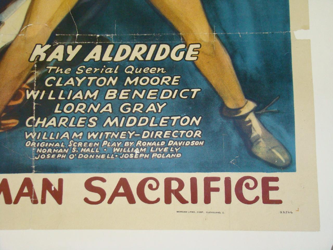 Perils of Nyoka Serial 1 Sheet Poster