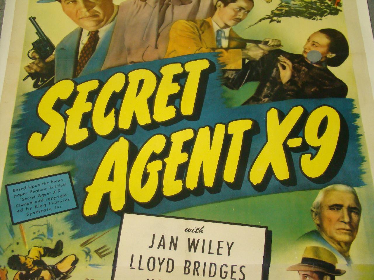 Secret Agent X-9 Serial 3 Sheet Poster