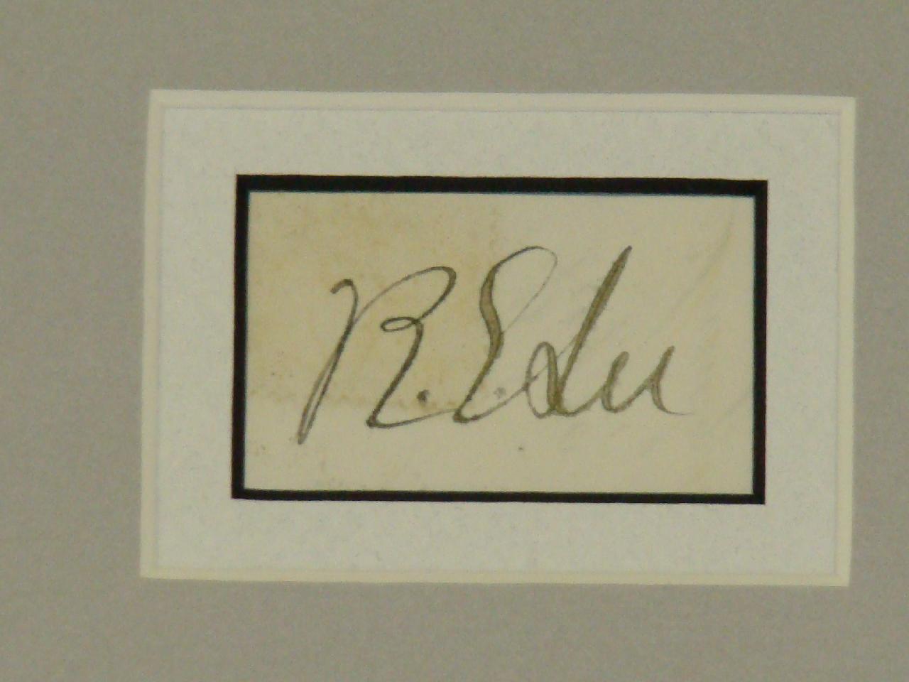 Robert E.Lee Photo with Cut Signature