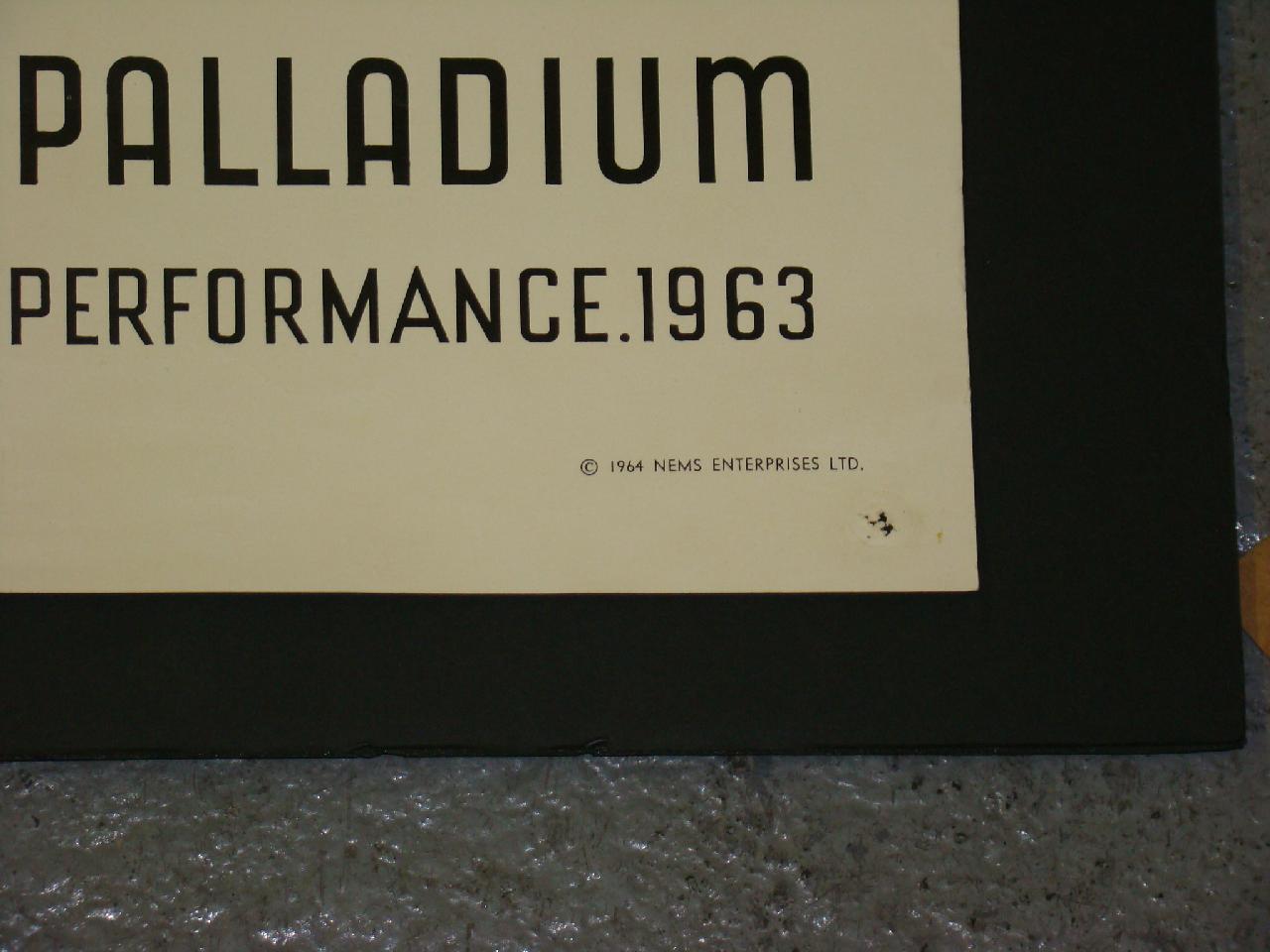 (2) Beatles 1963 London Palladium Posters (2) Beatles 1963 London Palladium Posters