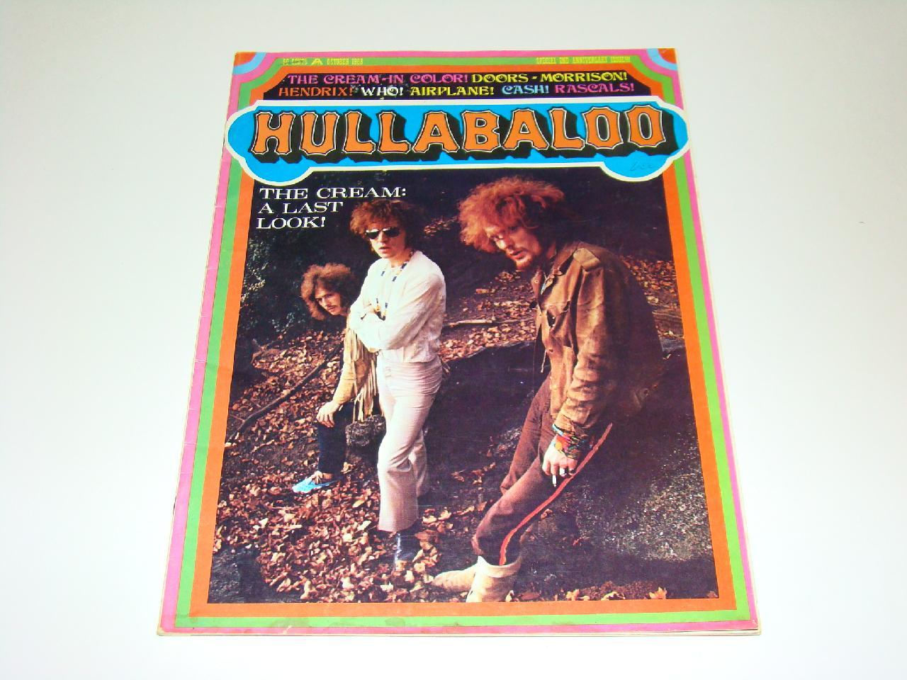 Cream 1968 Hullabaloo Magazine Hendrix Who