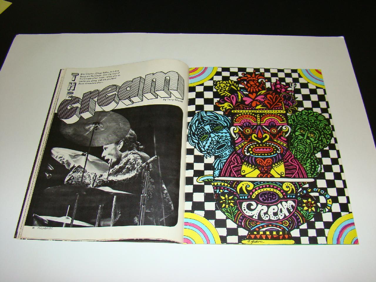 Cream 1968 Hullabaloo Magazine Hendrix Who