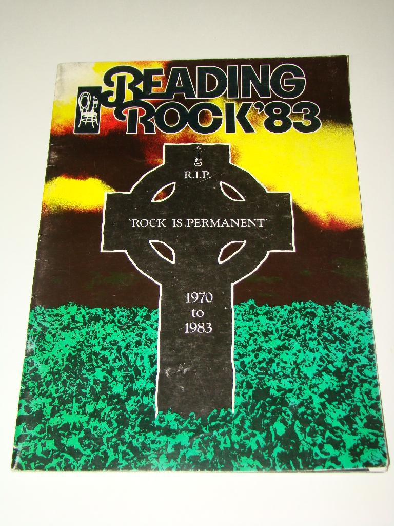 1983 Reading Rock Festival Concert Program