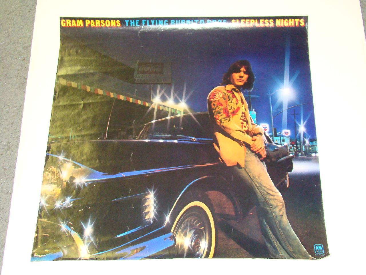 Gram Parsons Burrito Bros 1976 Promo Poster