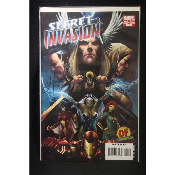 Secret Invasion #2 Dynamic Forces Variant Cover Signed