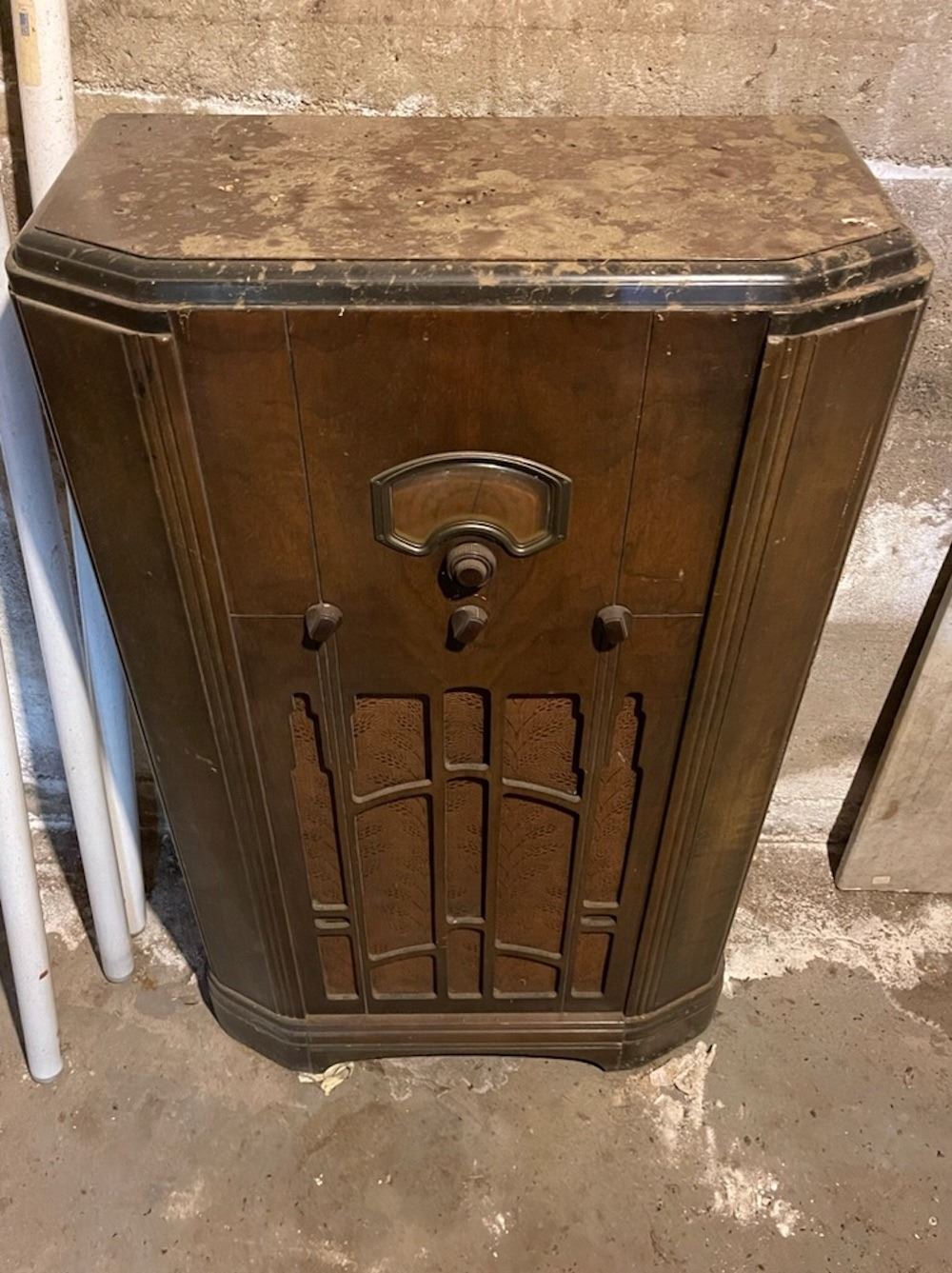 Floor Standing Vintage Radio