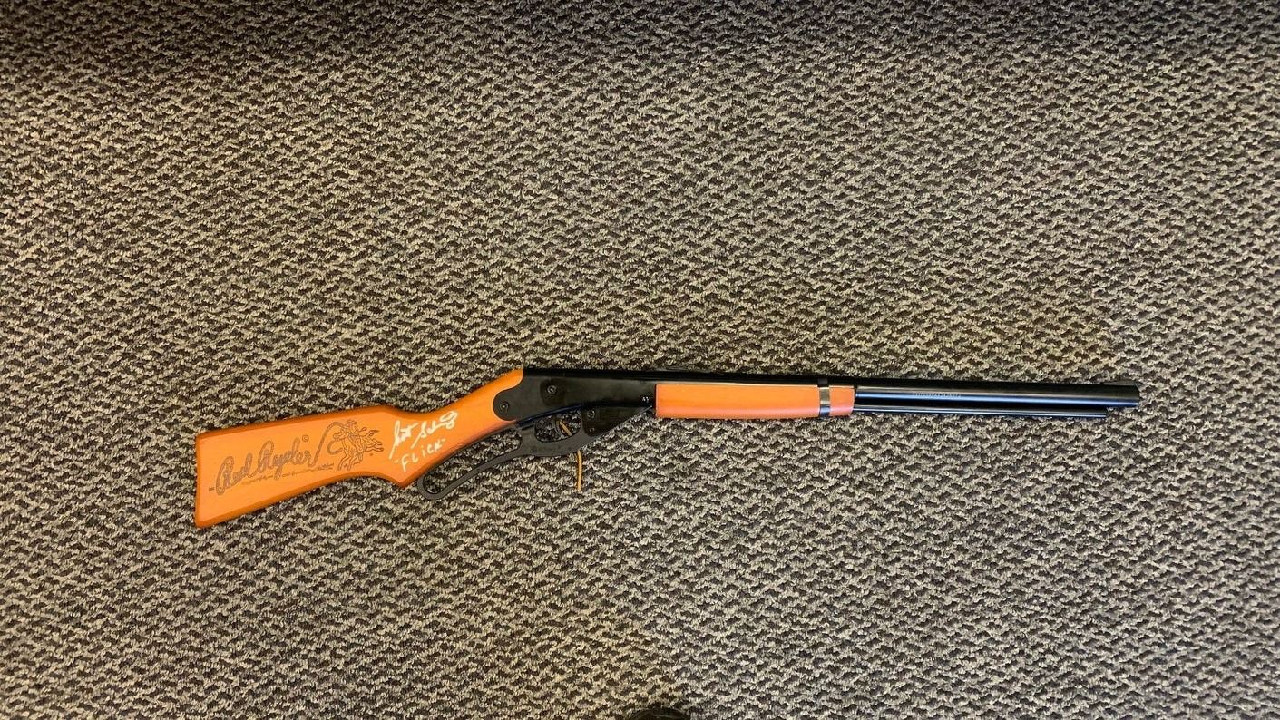 Signed "A Christmas Story" Prop Red Rider BB Gun