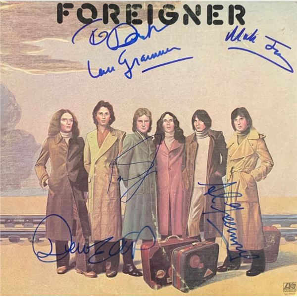 Signed Foreigner Album Cover