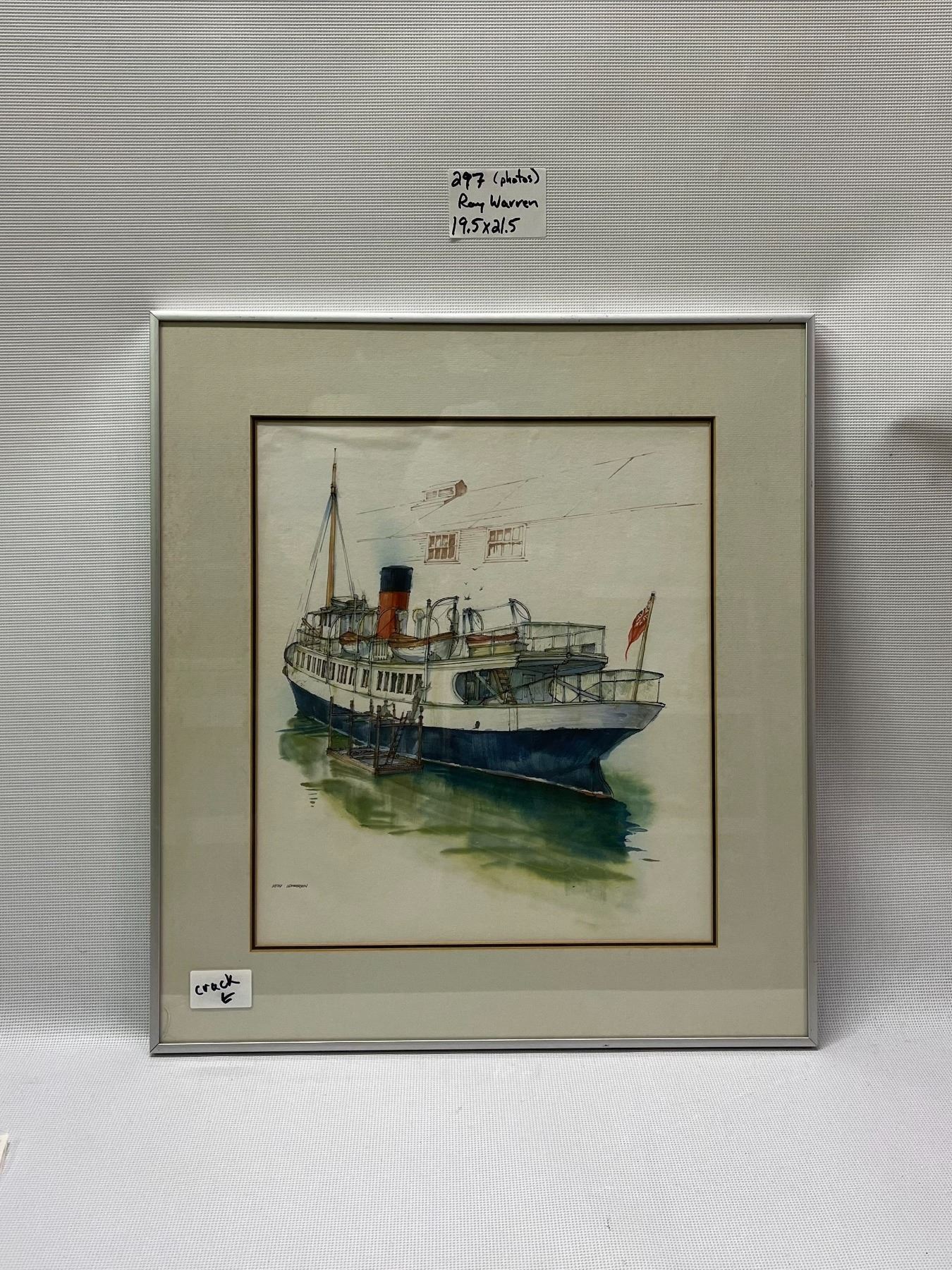 Ray Warren "Spring Painting" See pics for condition 19.5x21.5"