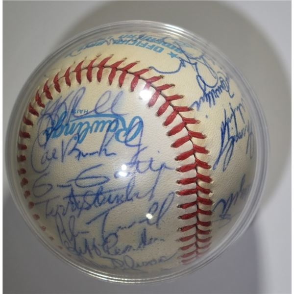 1988 BASEBALL AL ALL-STARS SIGNED BASEBALL