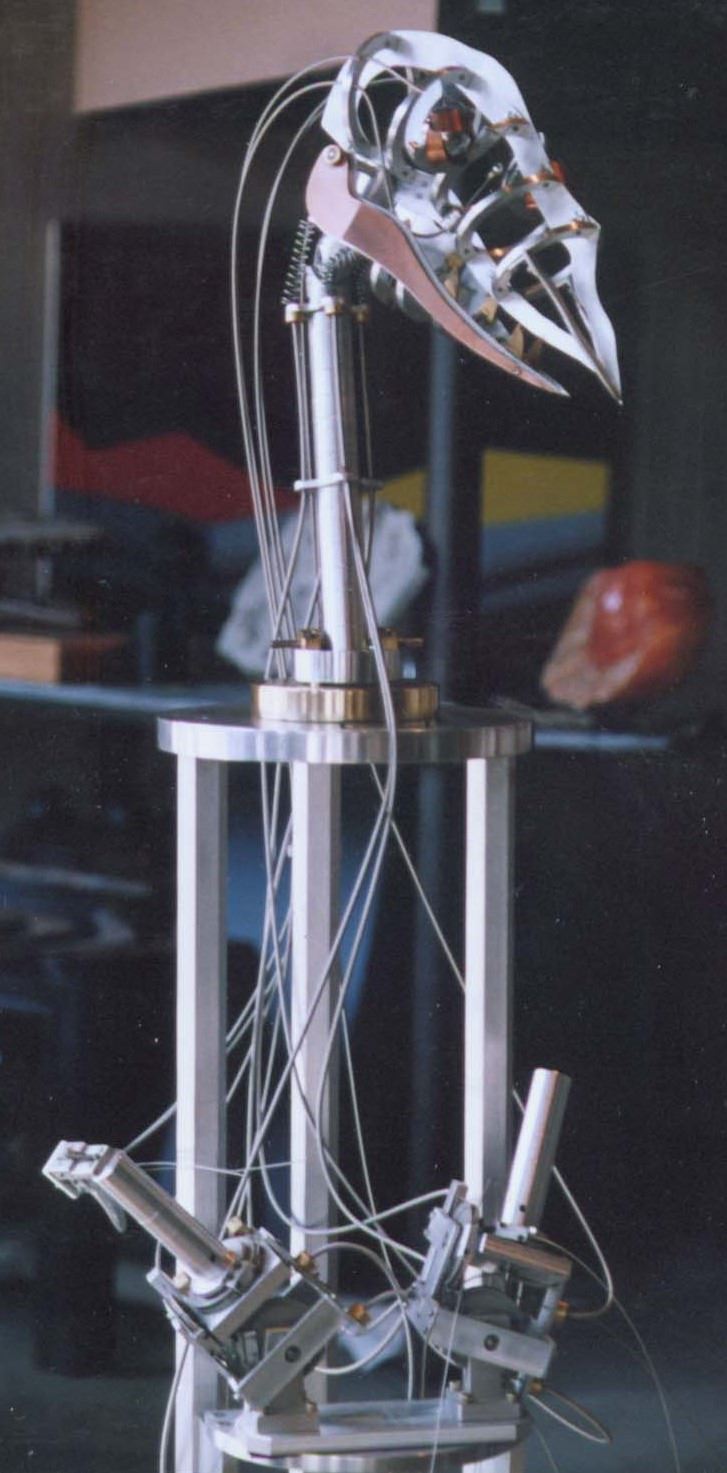 KINETIC BIRD PUPPET WITH ALL TRIGGERS USED IN UNKNOWN PRODUCTION