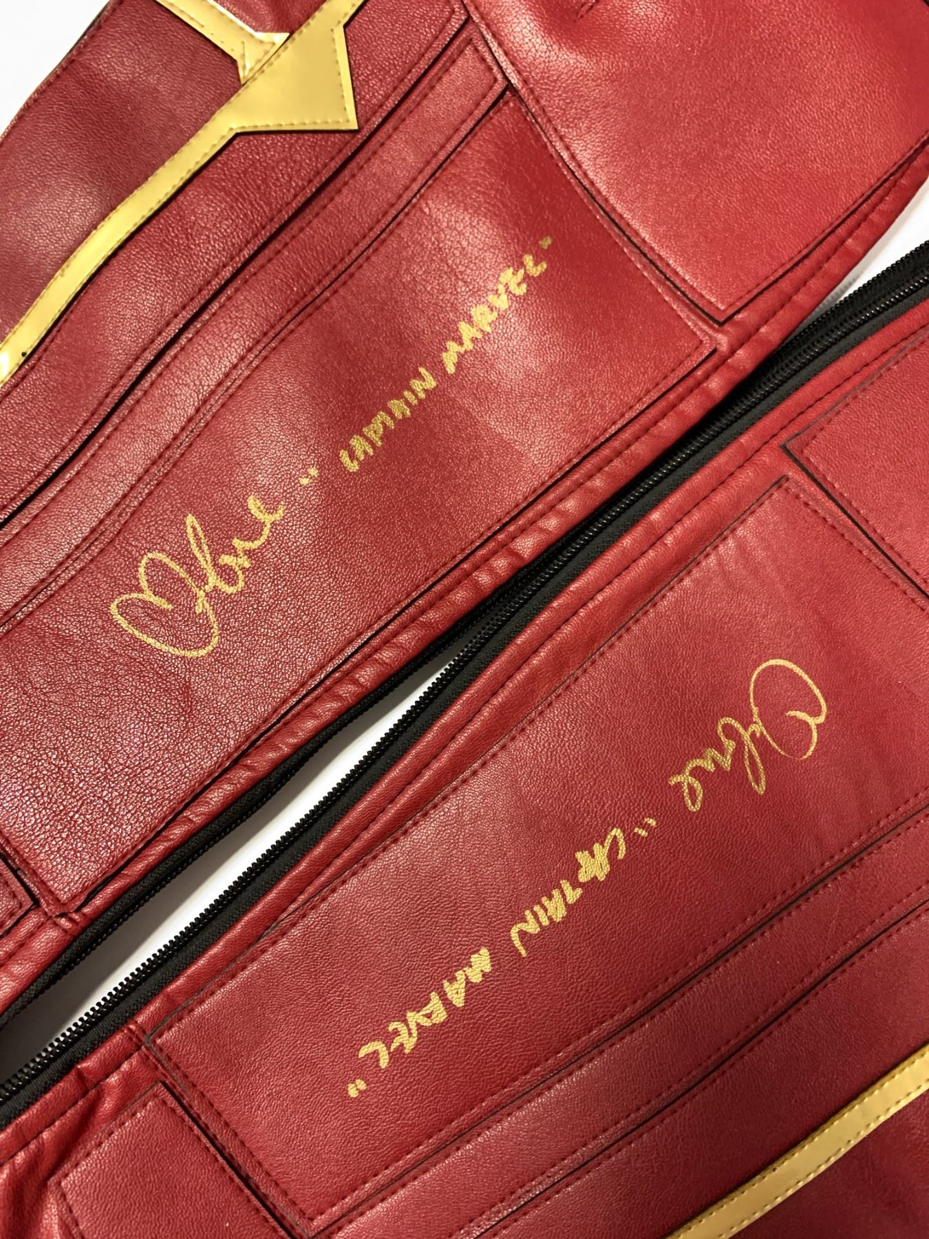 Autograph Captain Marvel Brie Larson Shoes