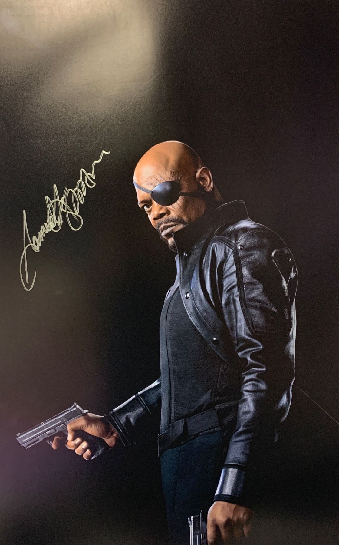 Autograph Avengers Samuel L Jackson Poster