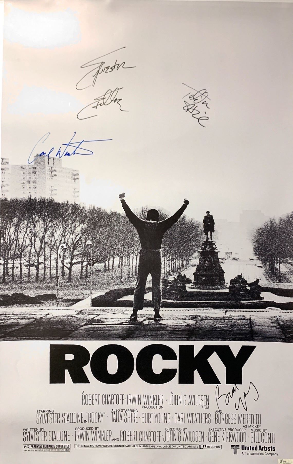 Autograph Rocky Poster