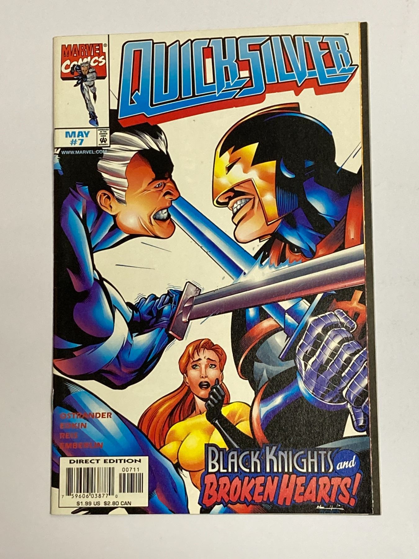 Quicksilver #7 Vintage Marvel Comic Book