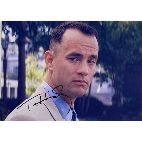 Autograph Signed Forrest Gump Tom Hanks Photo