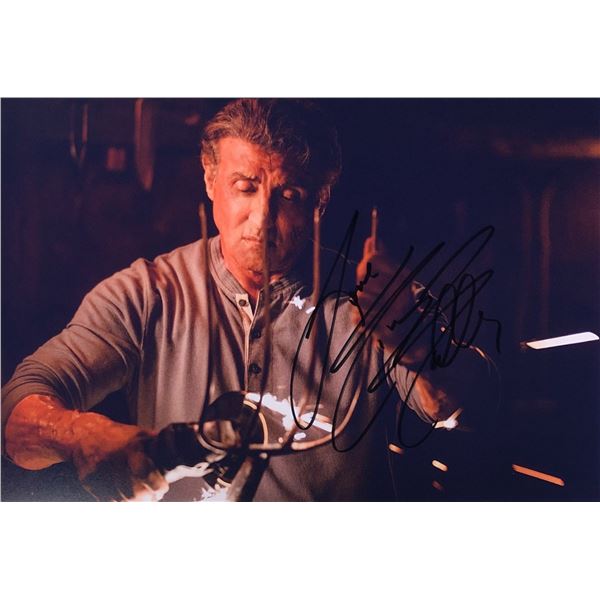 Sylvester Stallone Autograph Signed Rambo Photo