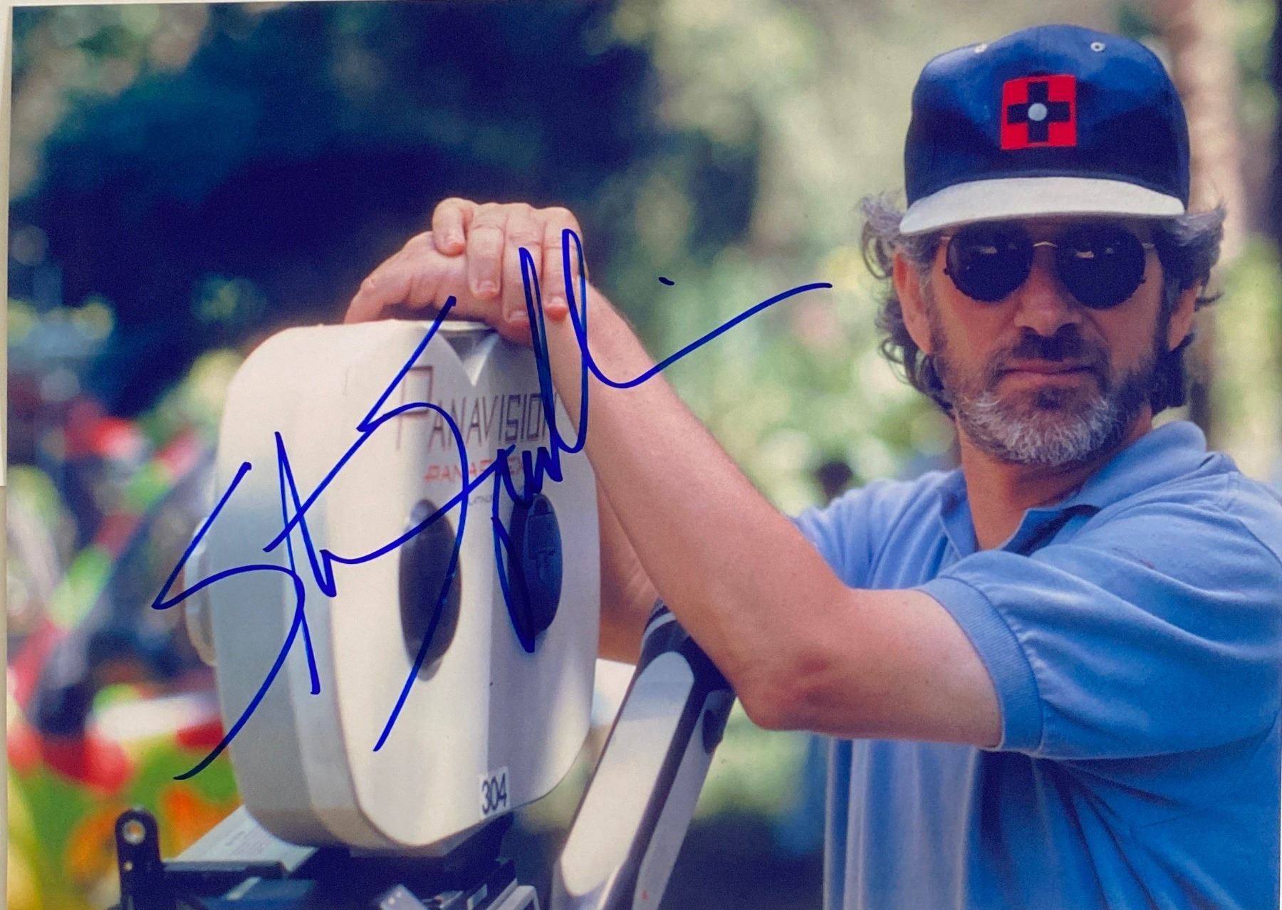 Autograph Signed Steven Spielberg Jurrassic Park Photo