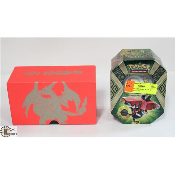 POKE MON CARD GAME TIN OF POK EMON CARDS poke-mon-card-game-tin-of-pok-emon-cards