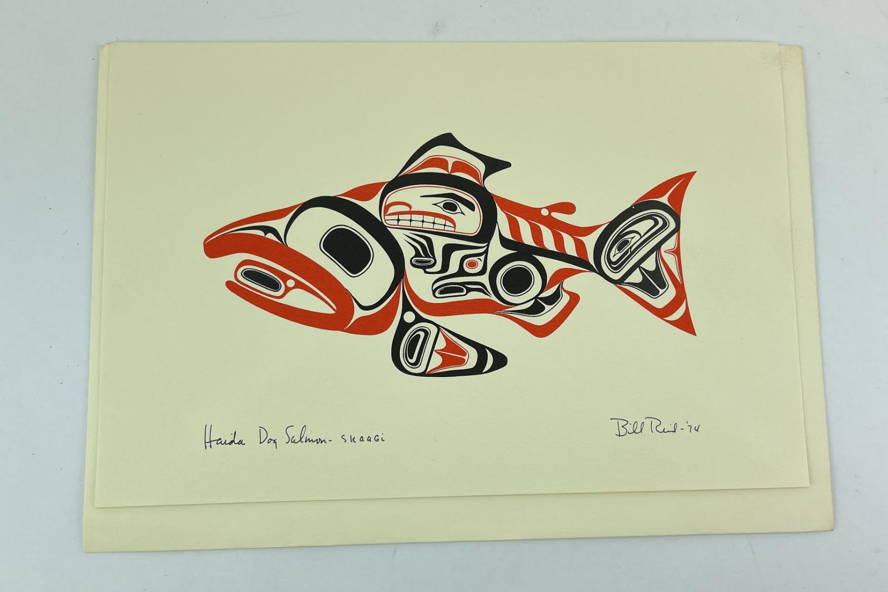 Bill Reid Haida Dog Salmon Print