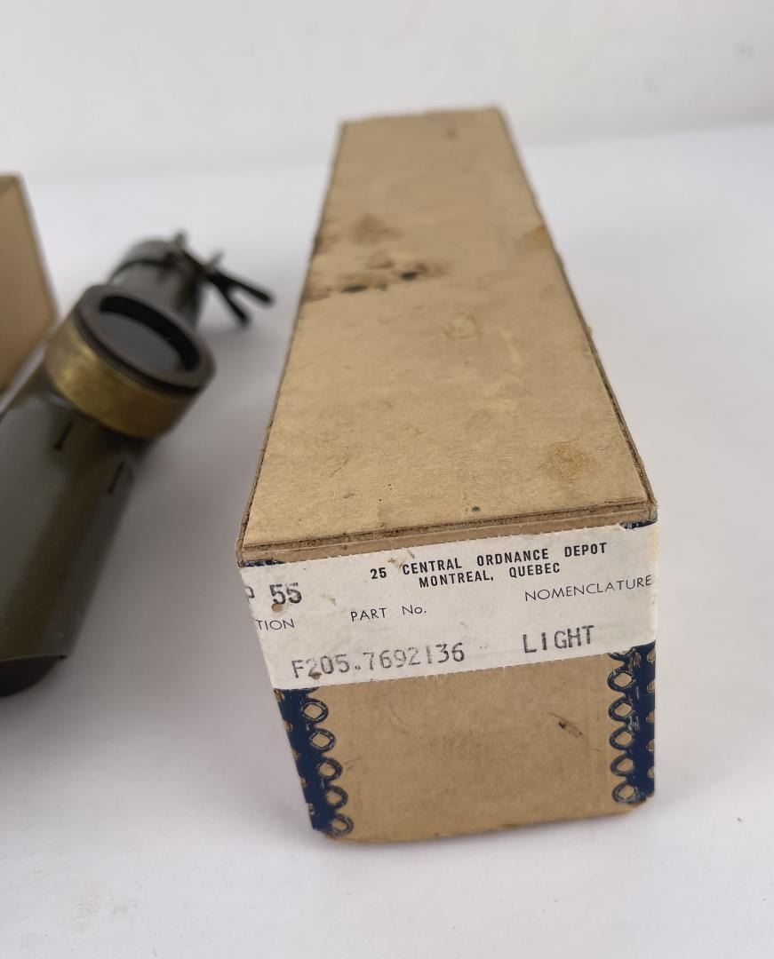 WW2 Pair of Mortar Aiming Post Lights 60mm/80mm
