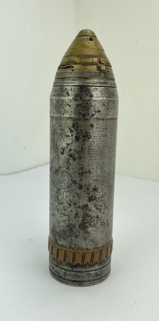 WW1 French 75 Artillery Canister Projectile