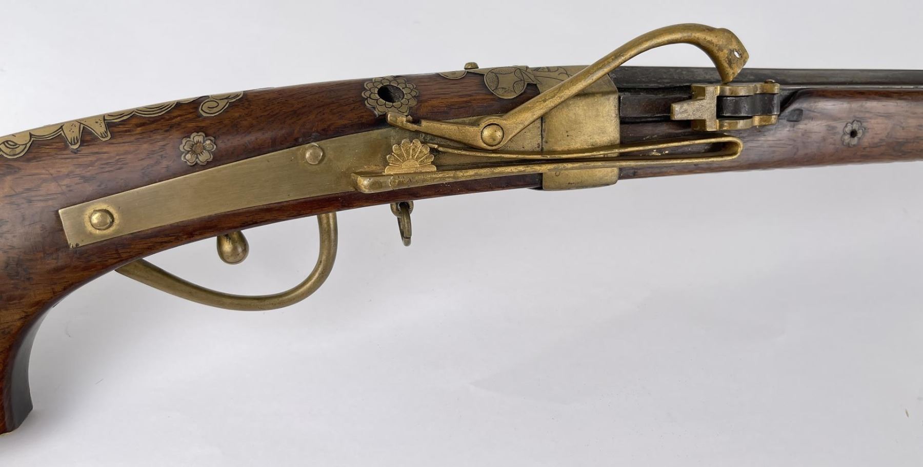 Japanese Edo Period Tanegashima Matchlock Rifle